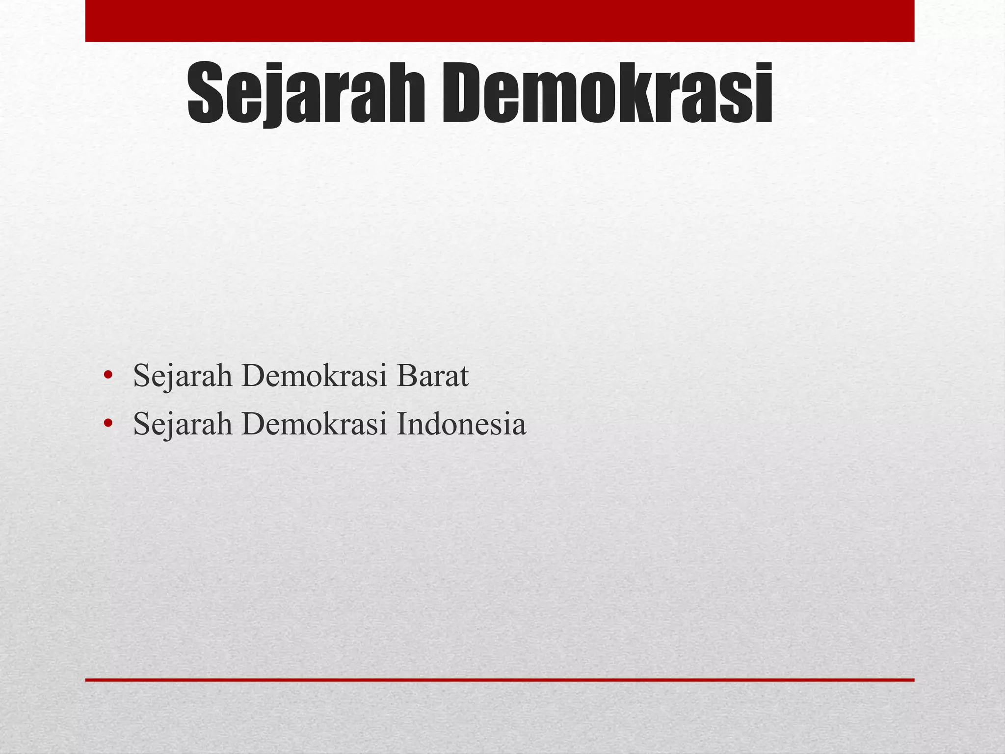 Demokrasi dalam islam | PPTX