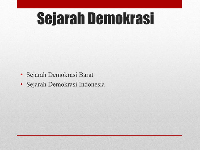 Demokrasi dalam islam | PPTX