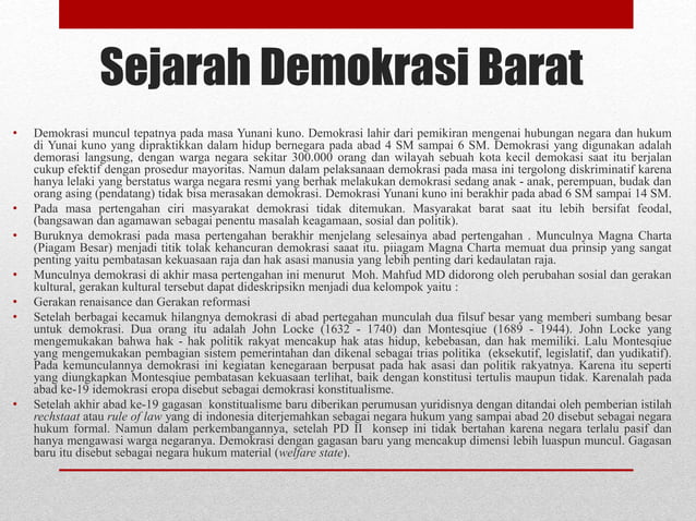 Demokrasi dalam islam | PPTX