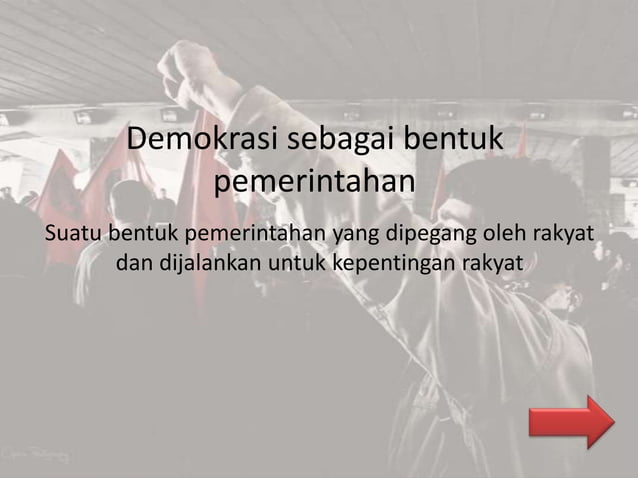 Demokrasi dan pendidikan demokrasi | PPTX
