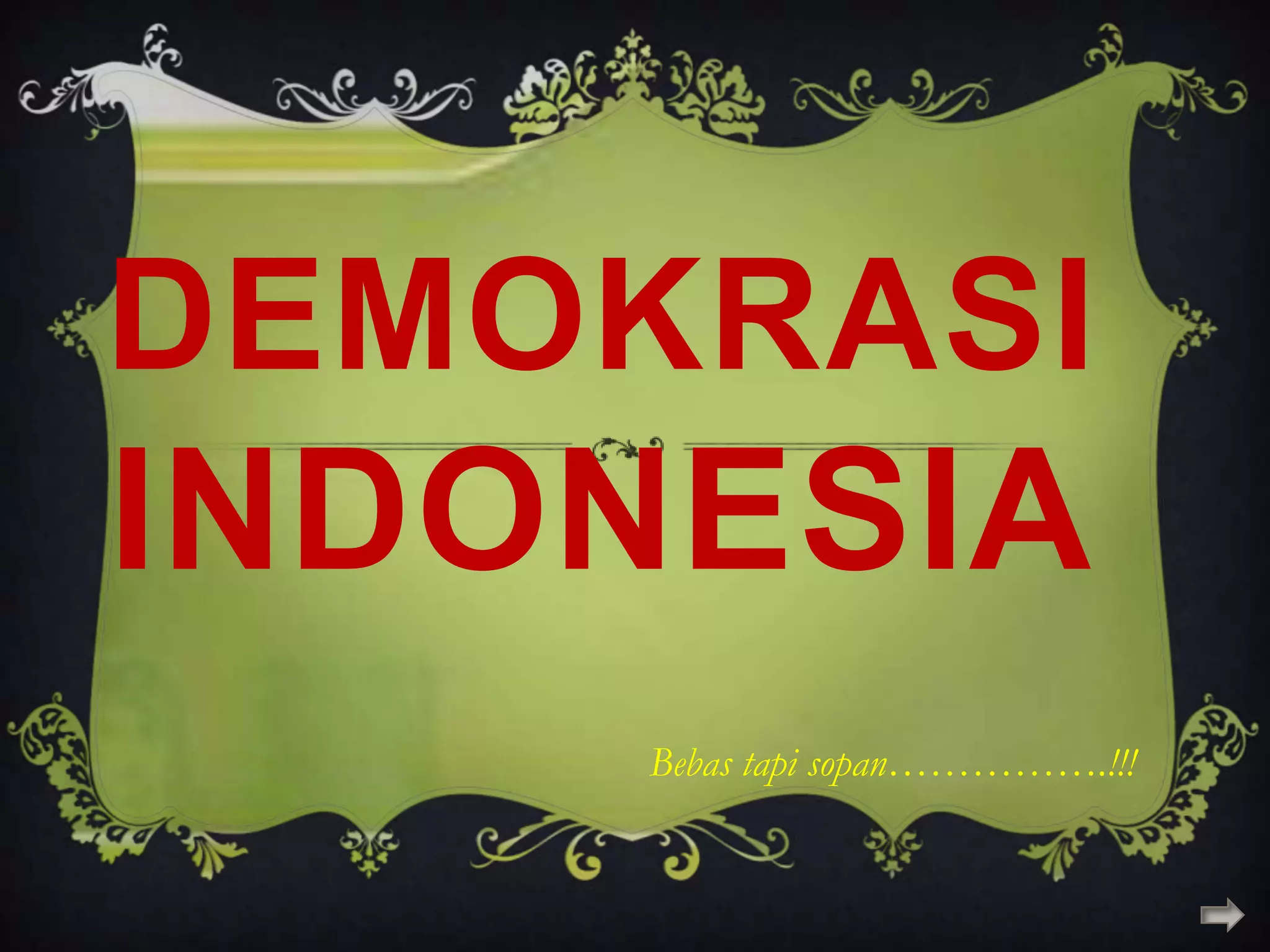 Demokrasi indonesia | PPT