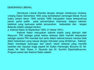 DEMOKRASI LIBERAL untuk kelas XII kurikulum merdeka.ppt