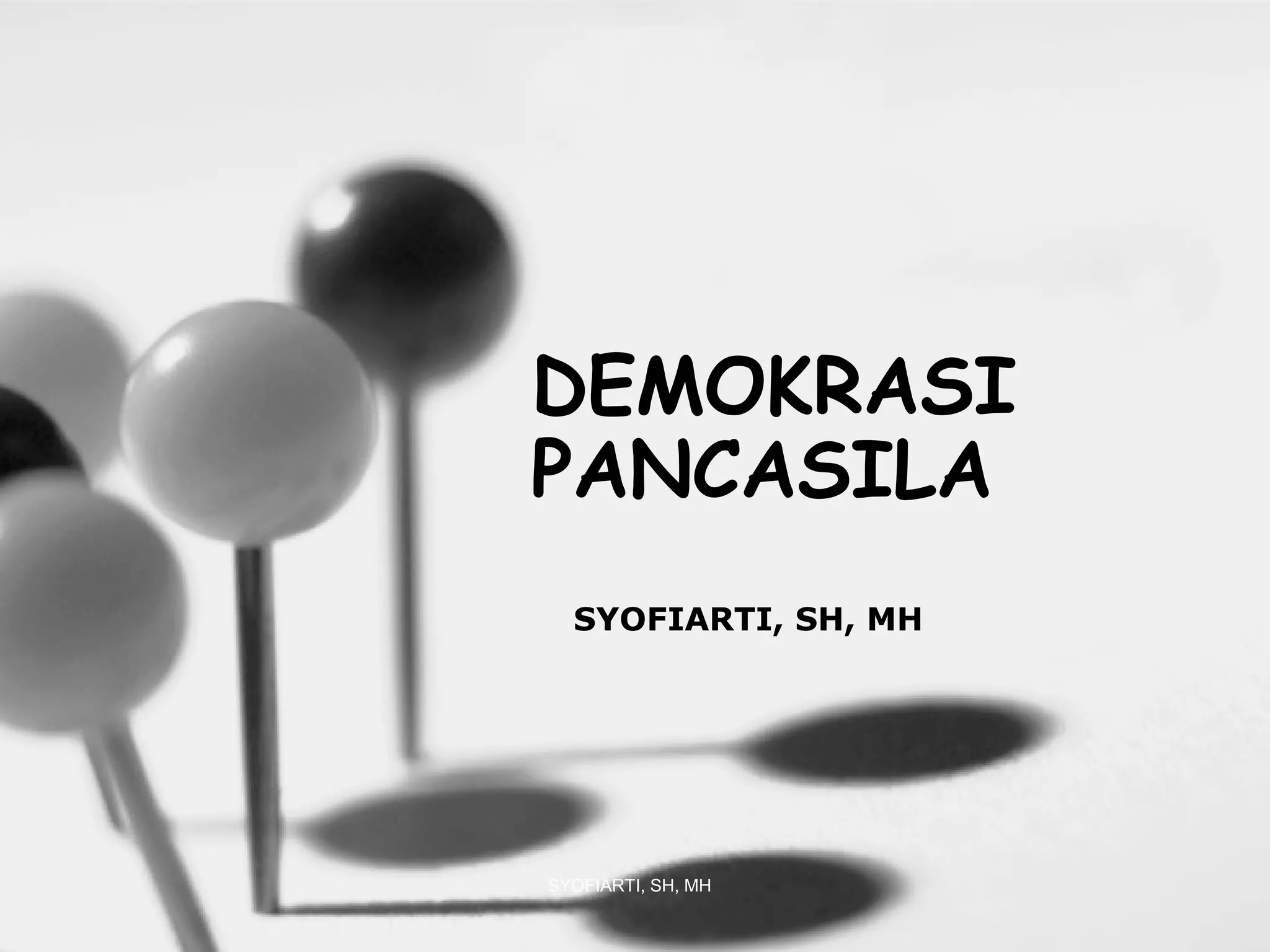 Demokrasi pancasila (modul pancasila) | PPT