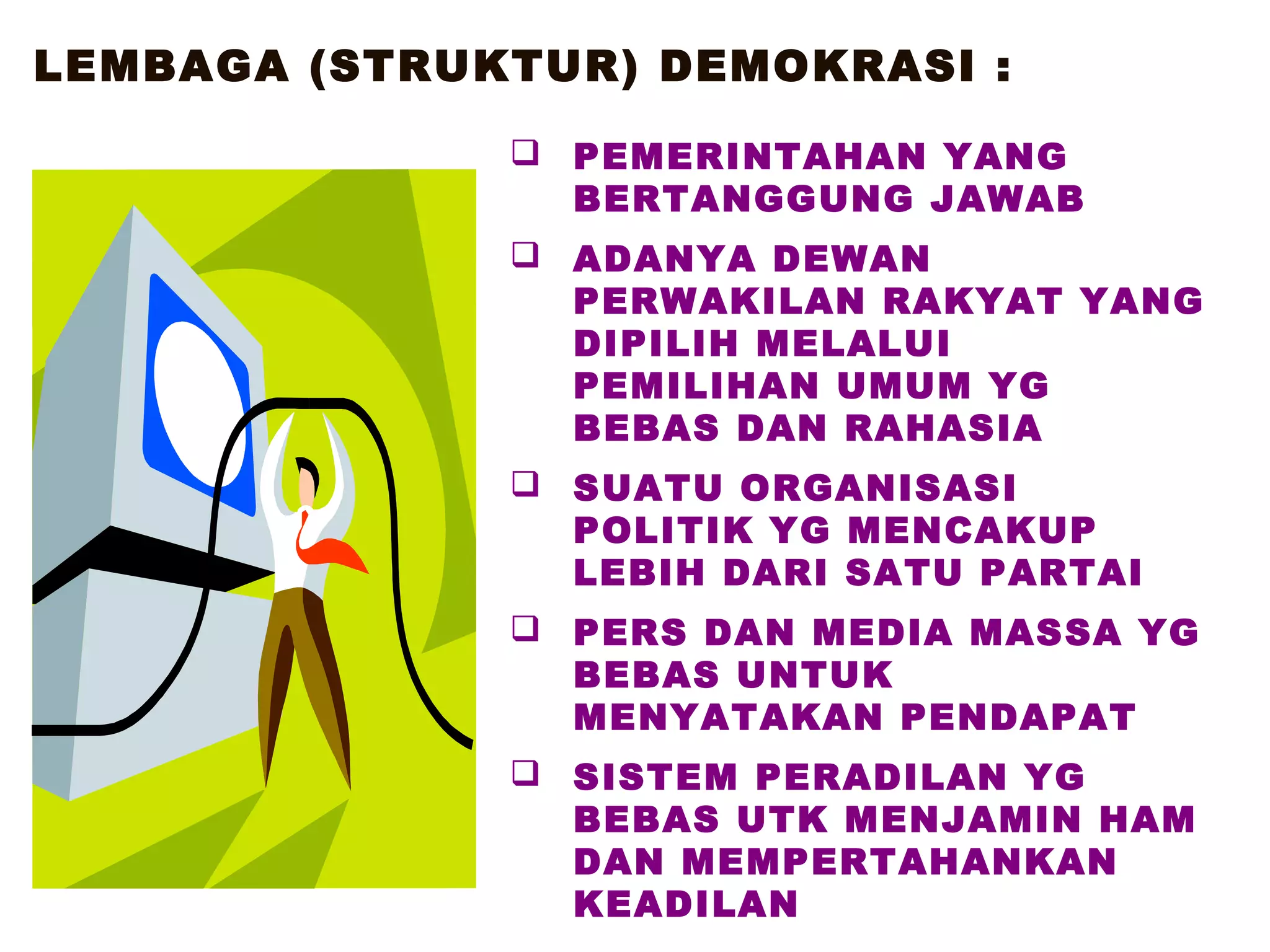 Demokrasi pancasila (modul pancasila) | PPT