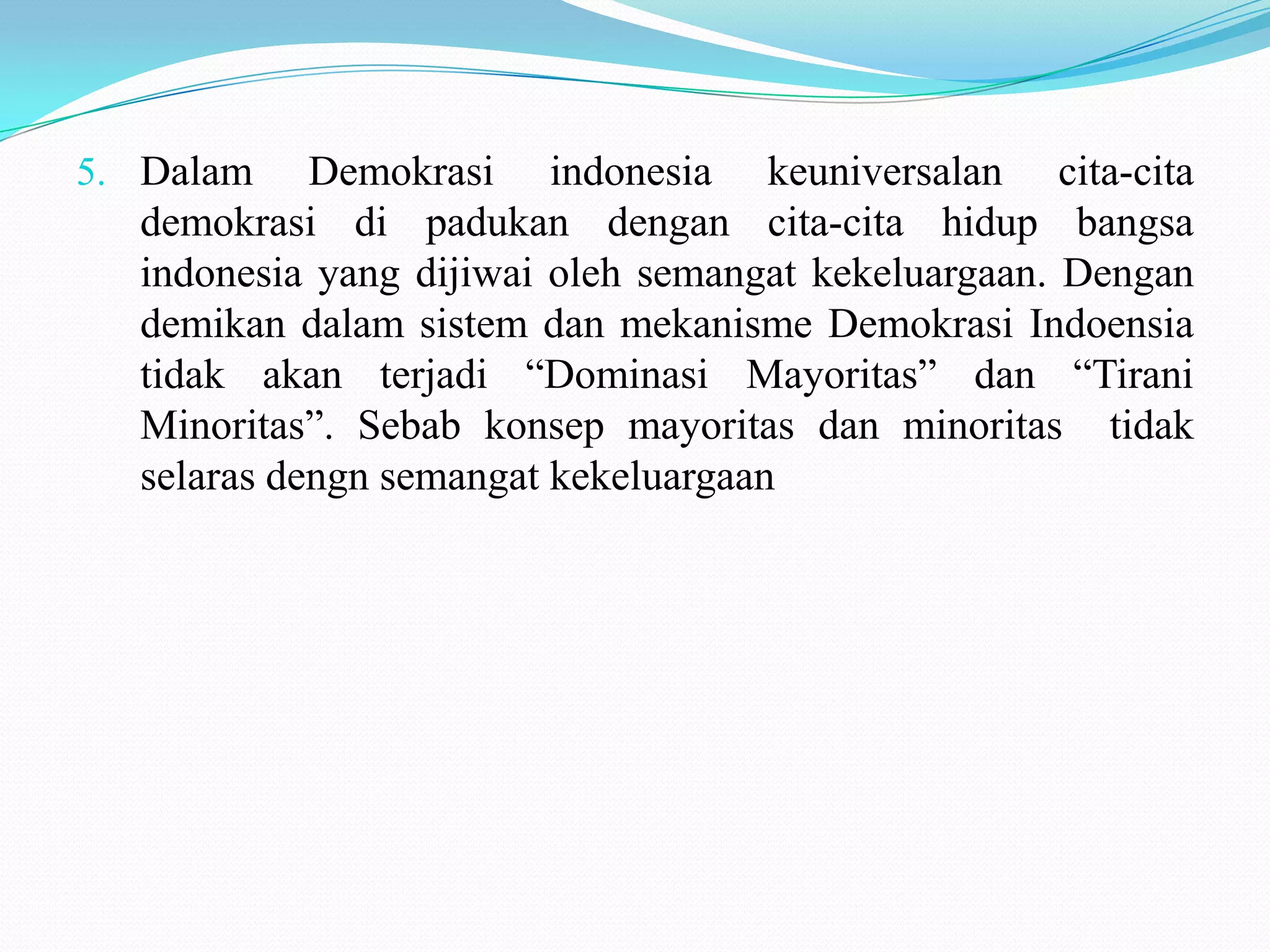 Demokrasi pancasila ppt | PPTX