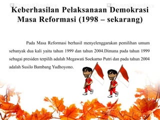 Demokrasi reformasi | PPTX