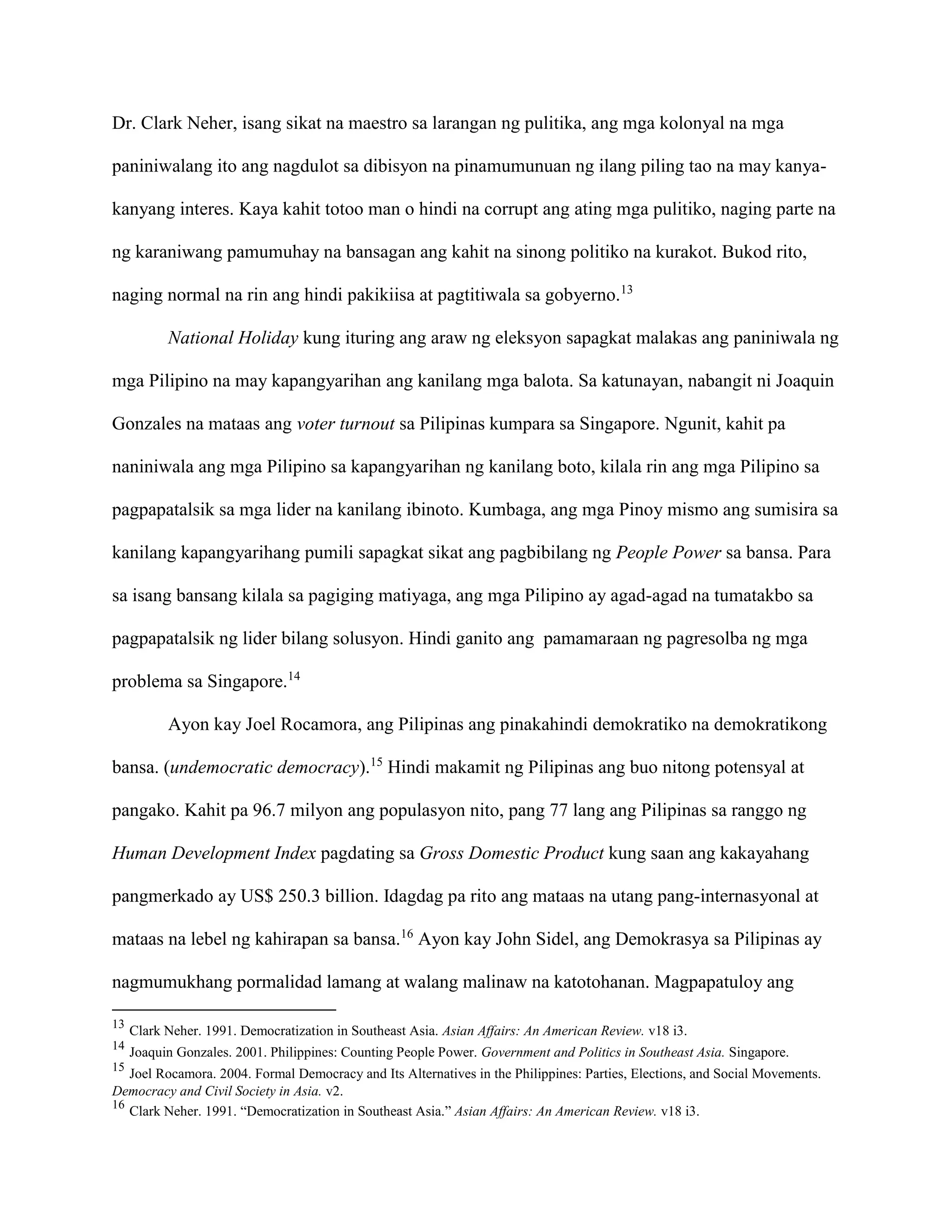 Demokrasya | DOCX