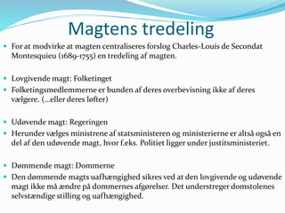 Demokrati styreformer i Danmark | PPTX