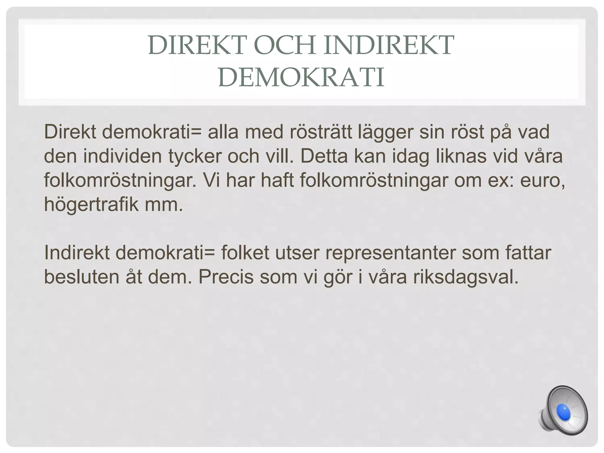 Demokrati åk8 | PPTX
