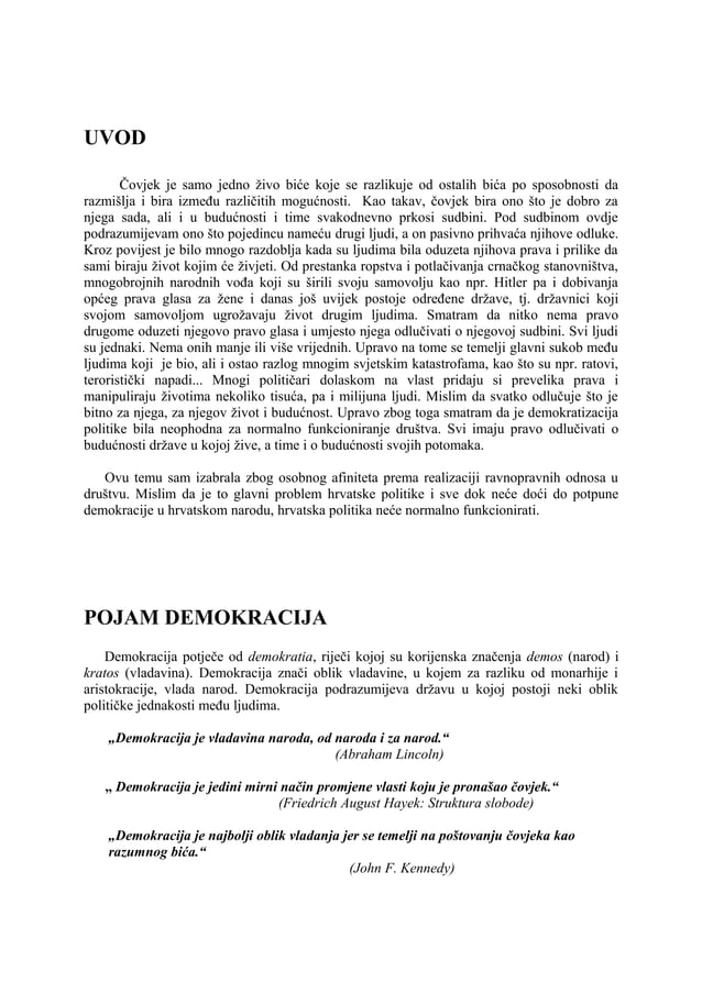 Demokratija pravo -ij | PDF