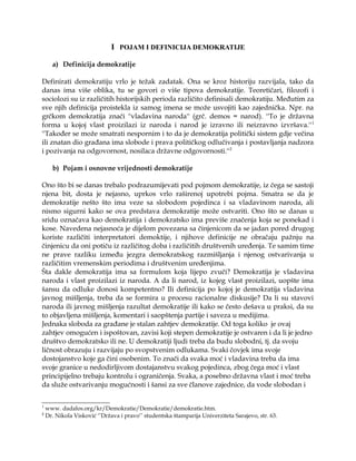 Demokratija kroz historiju ij | DOC