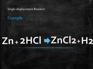 Types of Chemical Reaction - Classroom Discussion | PPTX | Chemistry ...