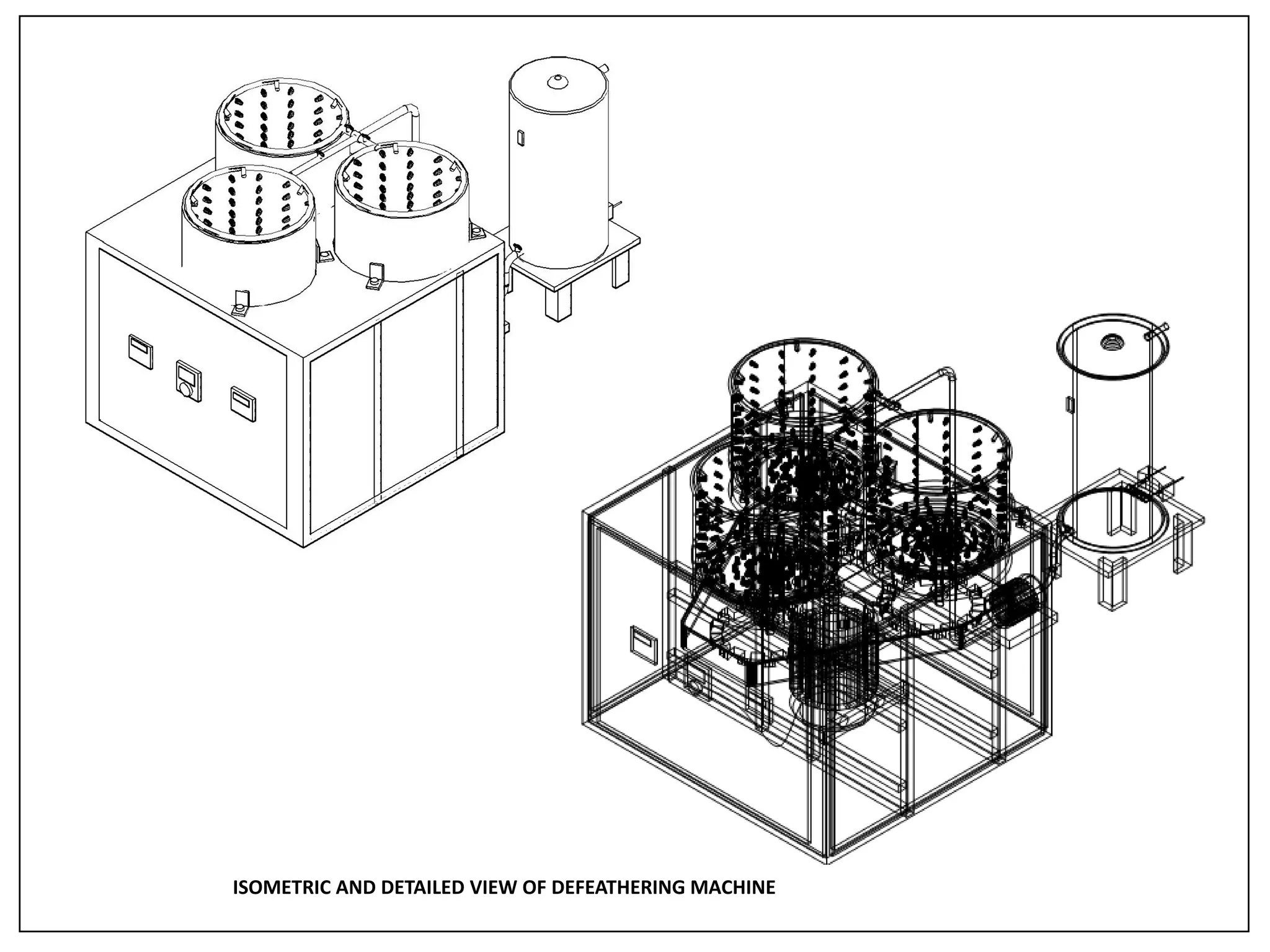 design of defeathering machine for chickens | PDF