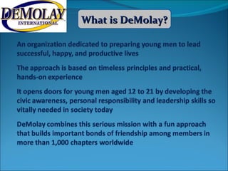 De molay presentation | PPS