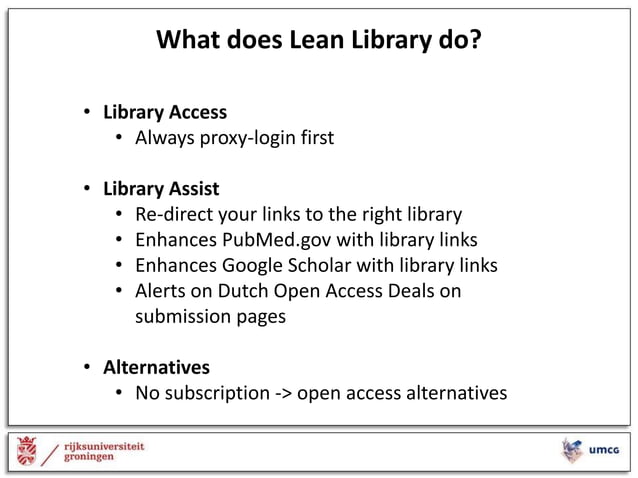 Demo Lean Library : the library in your browser | PPT