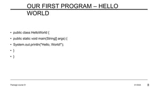 Demo Lecture 01 Notes paid , course notes | PPT