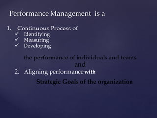 Introduction to Performance Management System | PPTX