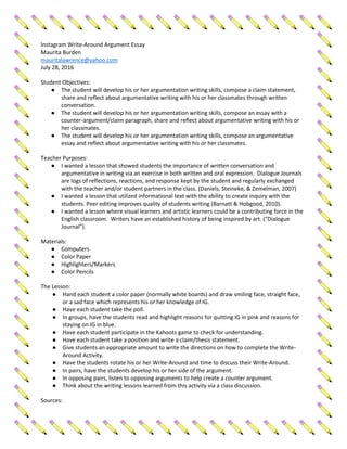 Demo lesson abstract | PDF | Homework and Study | Education