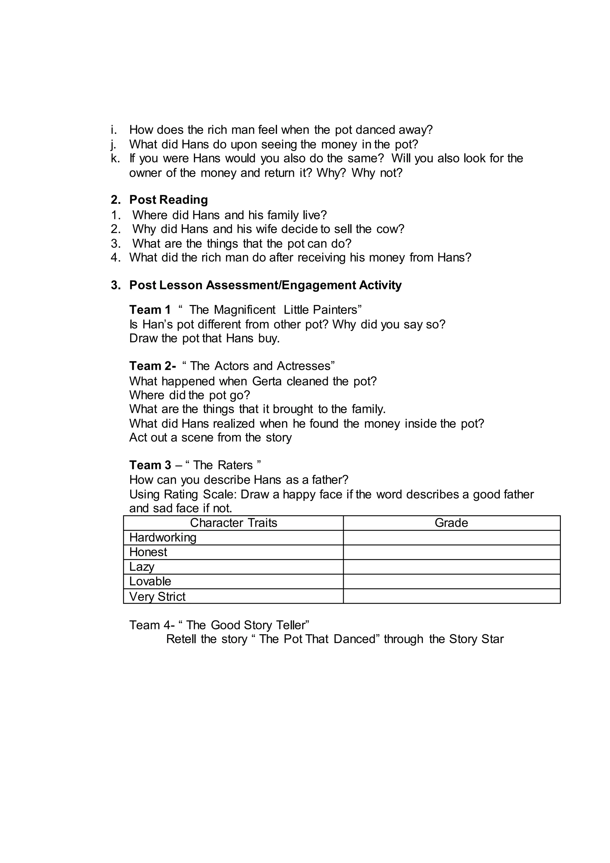 Demo lesson grammar | DOCX