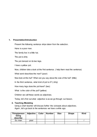 Demo lesson grammar | DOCX