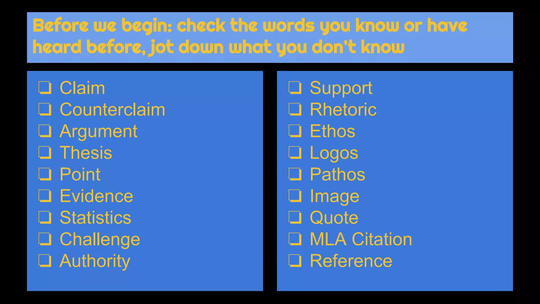 ETHOS PATHOS LOGOS- Claim Argument | PPTX