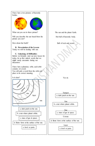 Detailed Lesson Plan in Science 5 | PDF