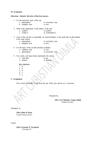 Detailed Lesson Plan in Science 5 | PDF