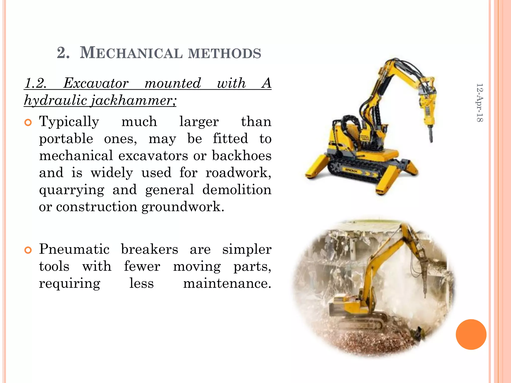 Demolishing of concrete structures | PDF