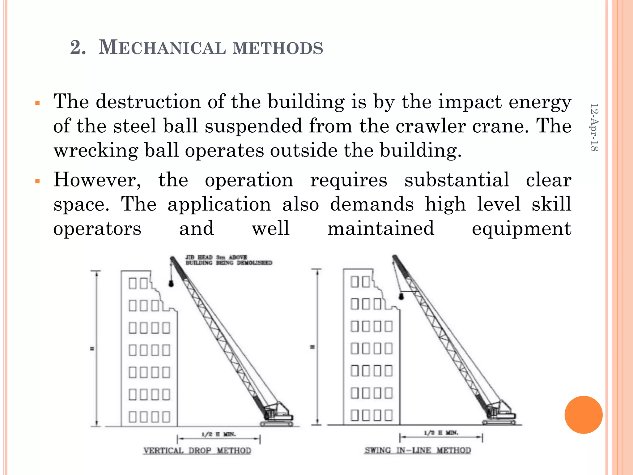 Demolishing of concrete structures | PDF
