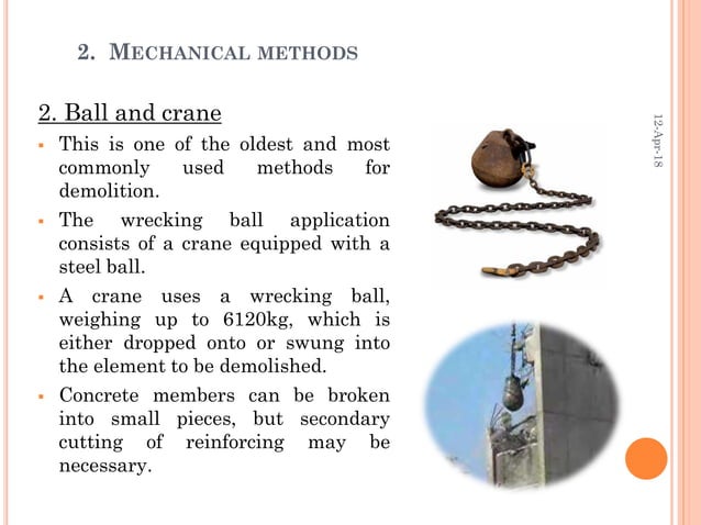 Demolishing of concrete structures | PDF | Civil Engineering Industry ...