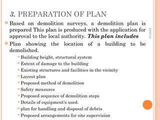Demolishing of concrete structures | PPT