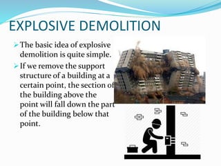 Demolition of a building | PPTX
