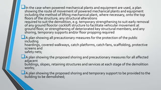 Demolition of building | PPTX