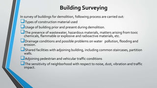 Demolition of building | PPTX