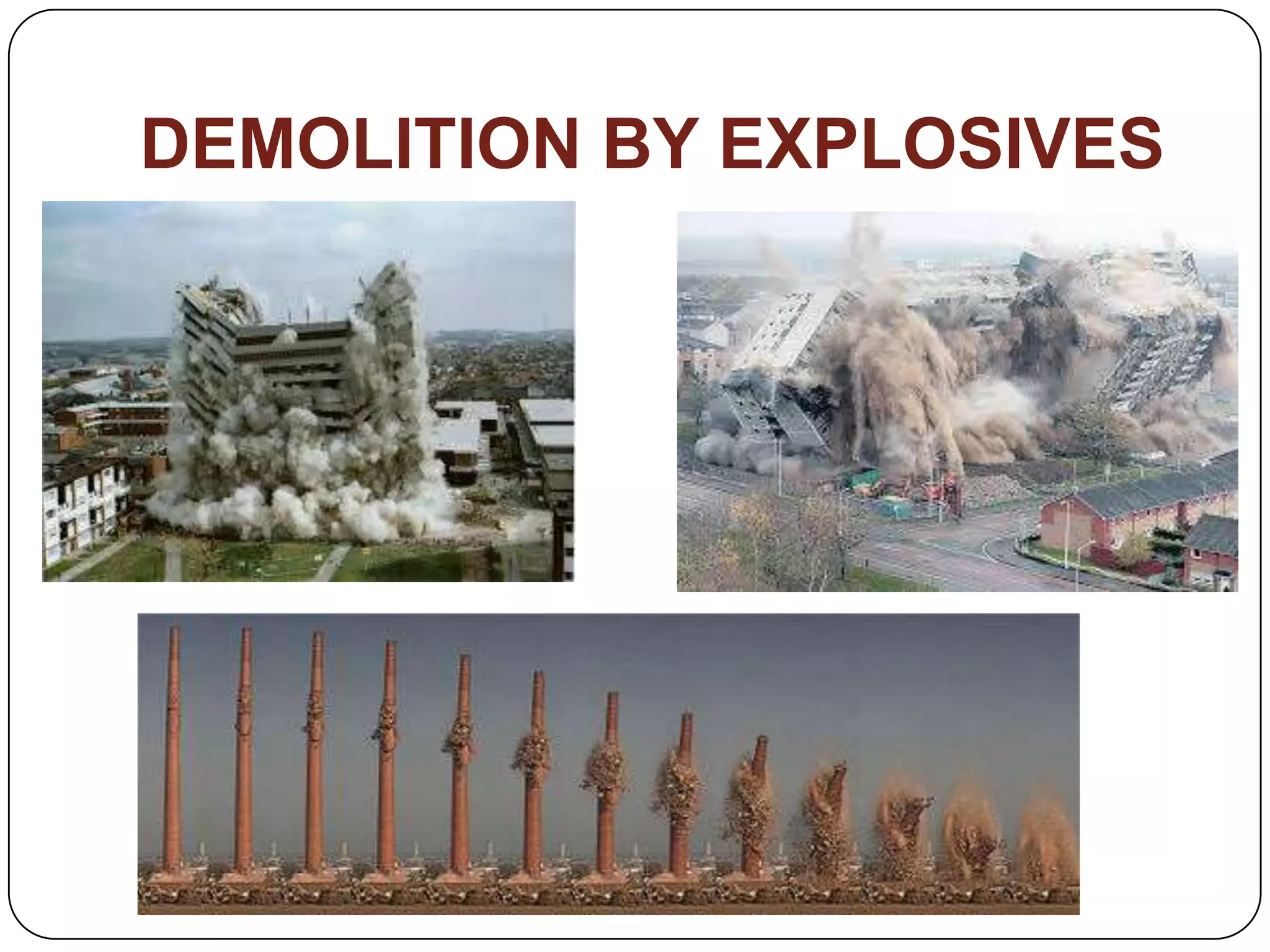 Demolition methods and its sequence | PPTX