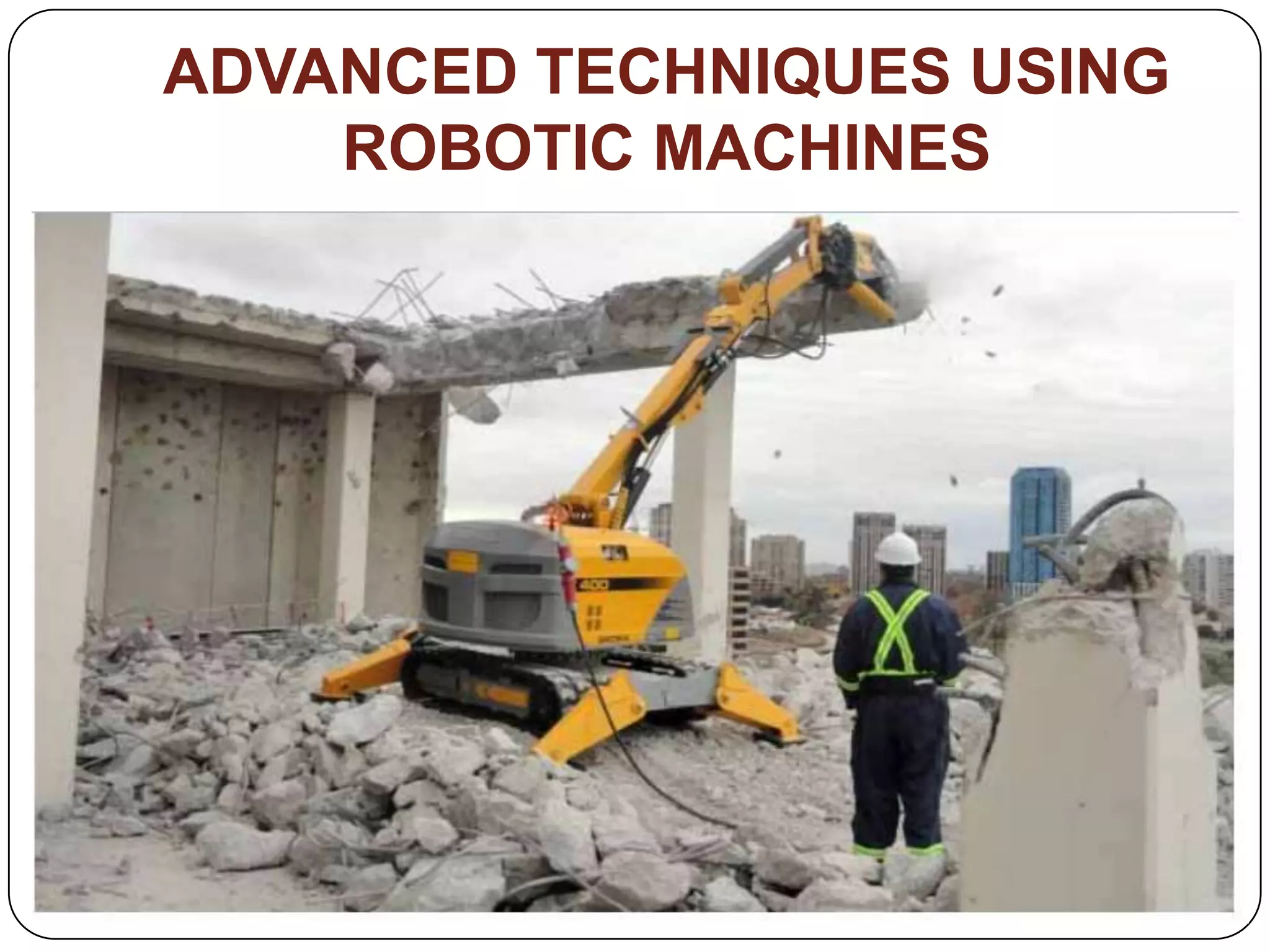 Demolition methods and its sequence | PPTX