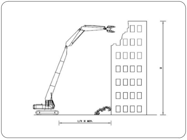 Demolition methods and its sequence