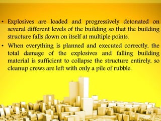 DEMOLITION & DISMANTLING OF WORK | PPTX