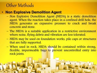 DEMOLITION & DISMANTLING OF WORK | PPTX