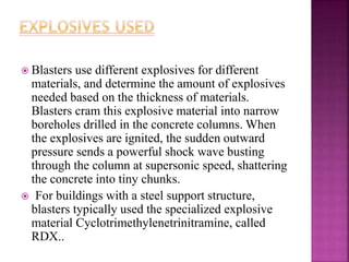 Demolition of building | PPTX