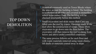 Demolition of building | PPTX