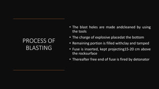 Demolition of building and blasting equipment | PPT