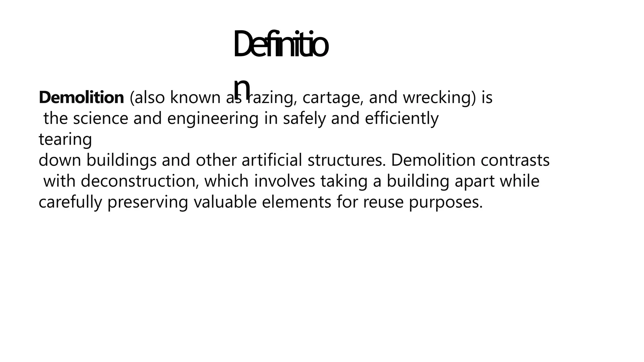 Demolition of building PPT.pptx for business | PPT