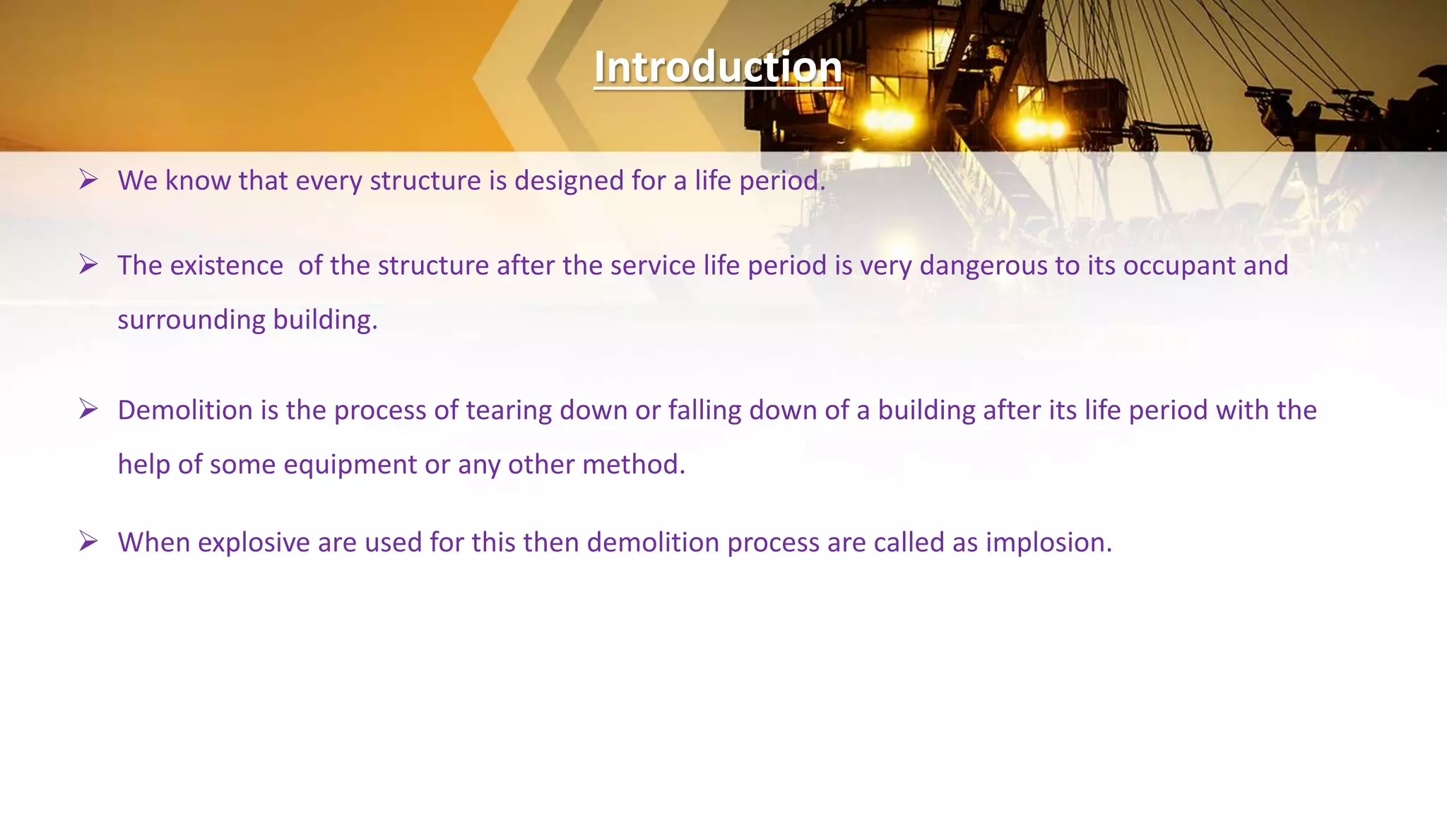 Demolition pptx | PPTX