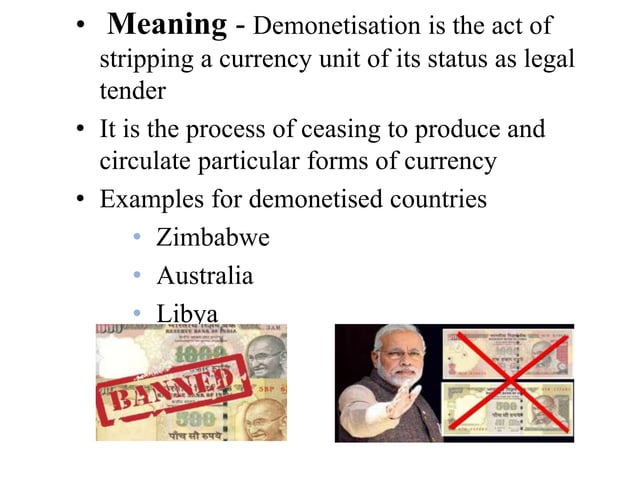 Demonetisation | PPT