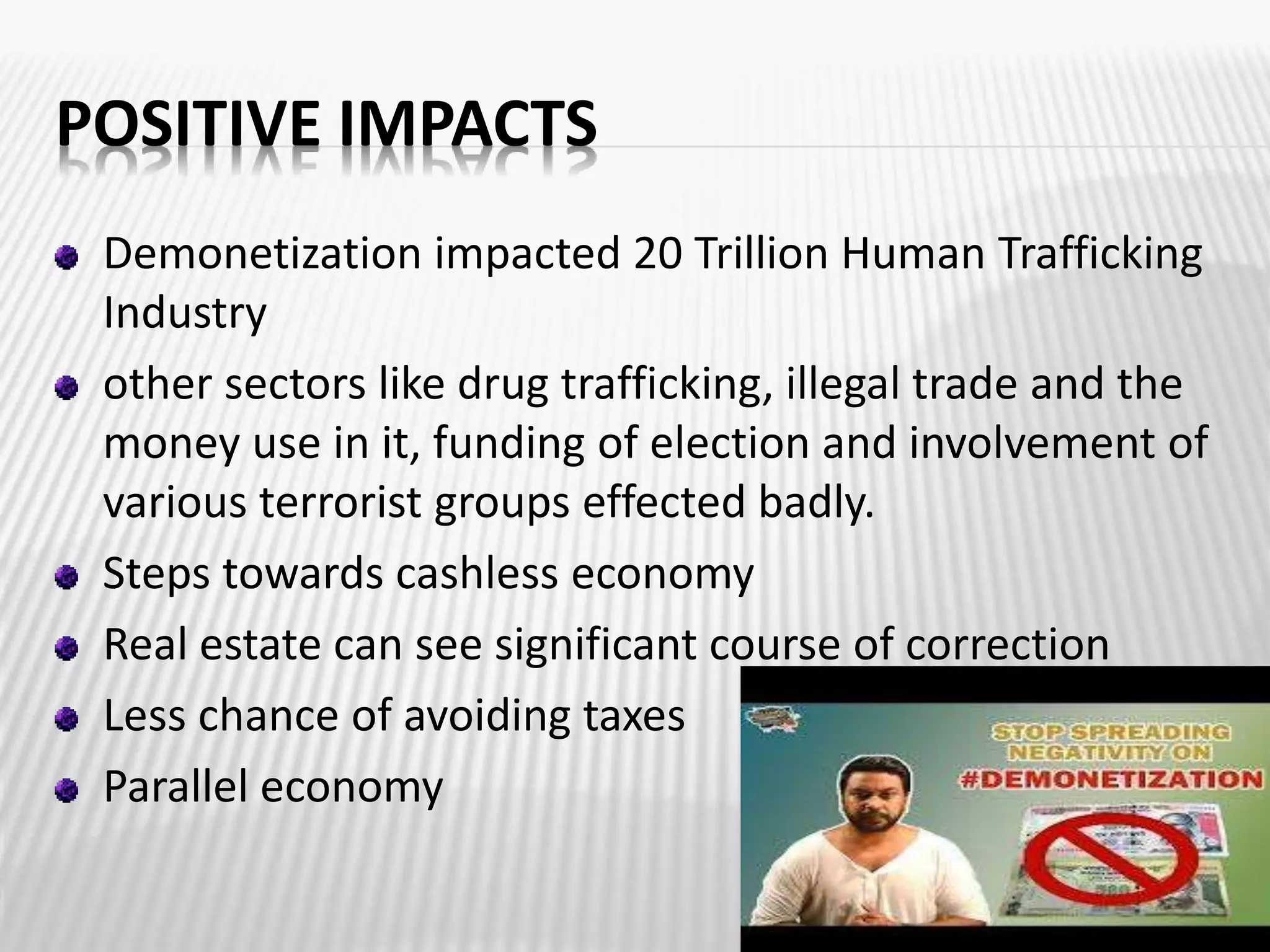 The Presentation on Demonetisation | PPTX