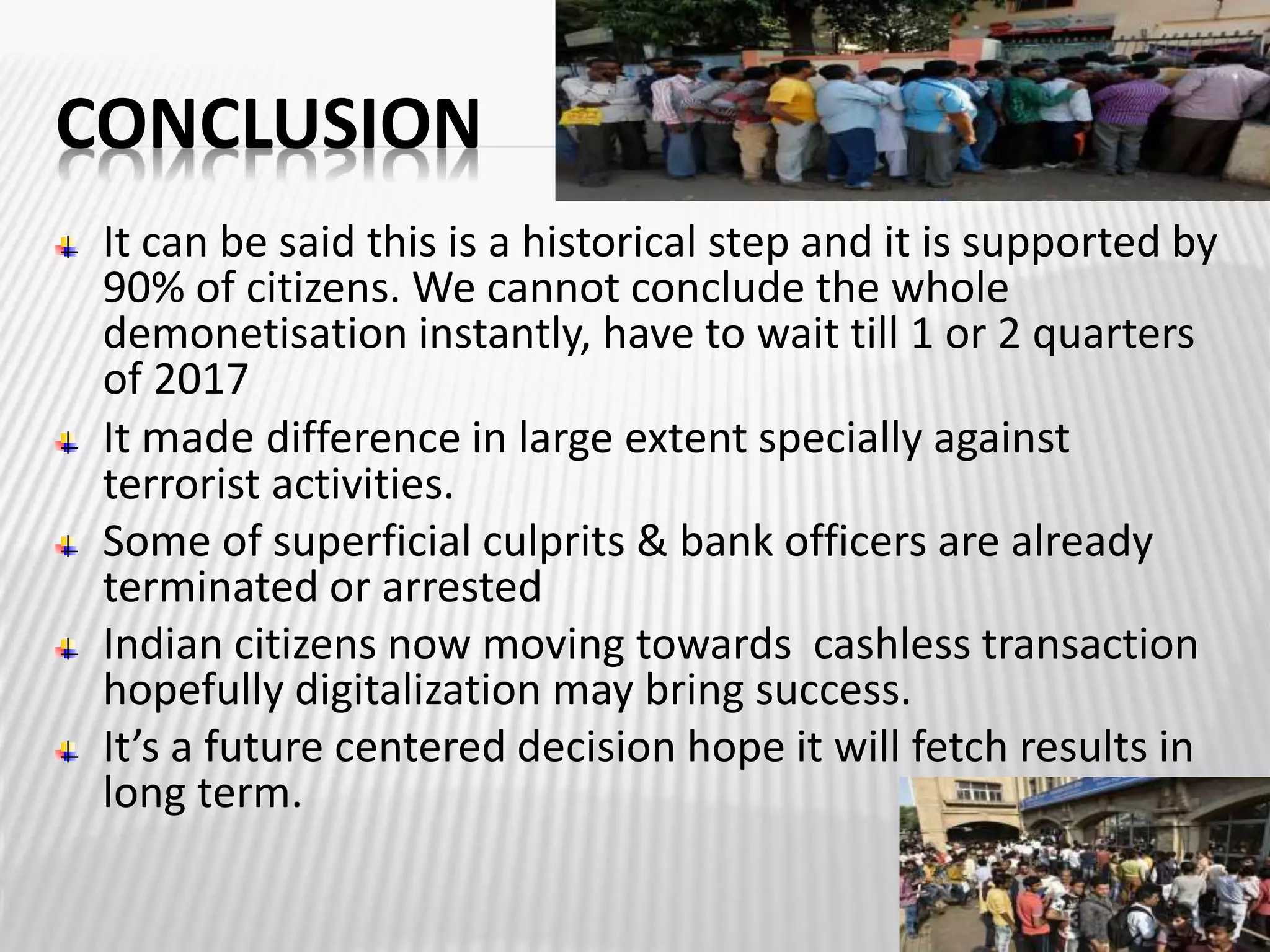The Presentation on Demonetisation | PPTX