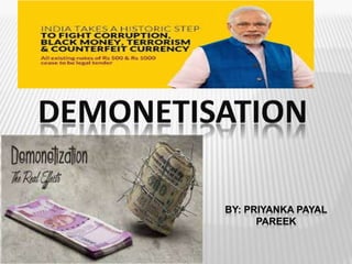 The Presentation on Demonetisation | PPTX