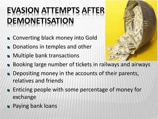 The Presentation on Demonetisation | PPTX
