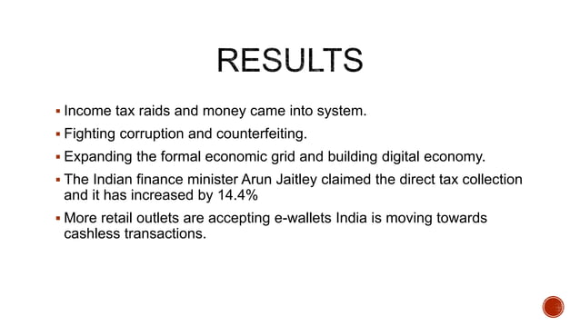 Demonetization in INDIA | PPTX | Currencies | Economy